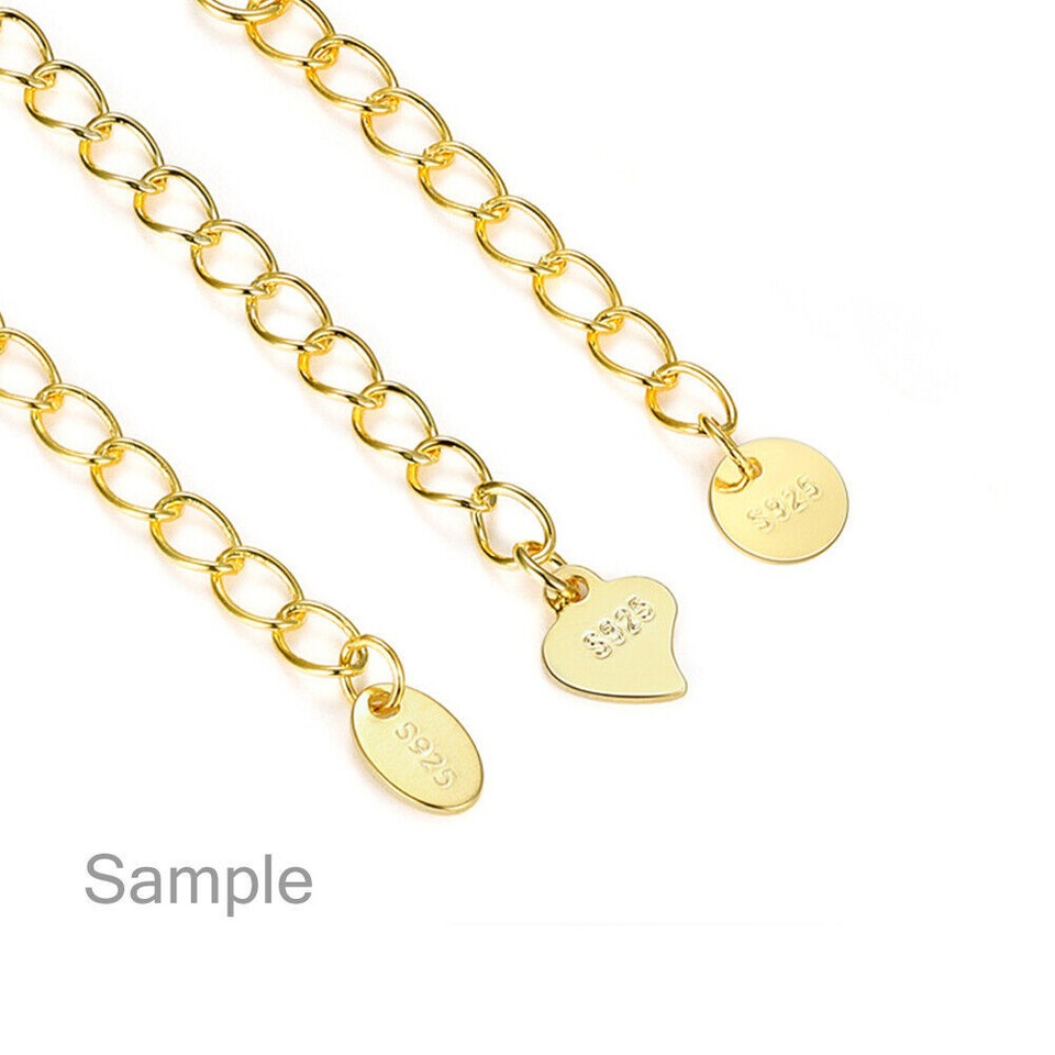 925 Sterling Silver Charm End Tag Beads F1225 | eBay