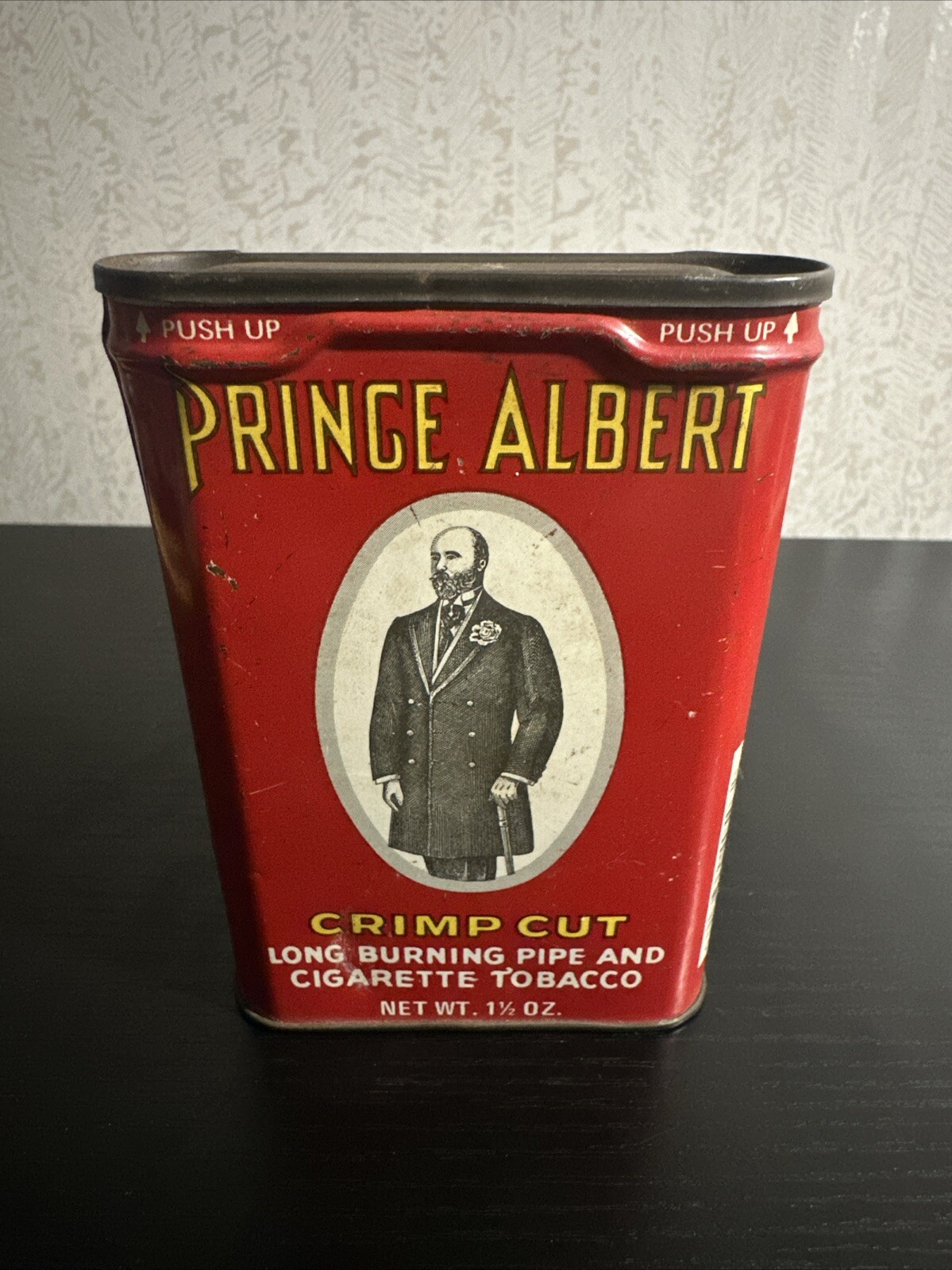 Vintage Prince Albert In A Can Crimp Cut Pipe Cigarette Tobacco Tin 4 1 ...