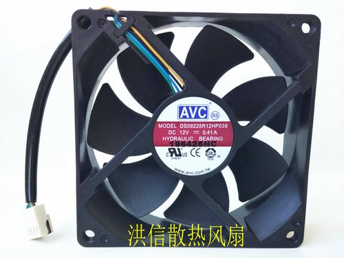 1PC AVC 9025 DS09225R12HP039 12V 0.41A PWM temperature control chassis ...