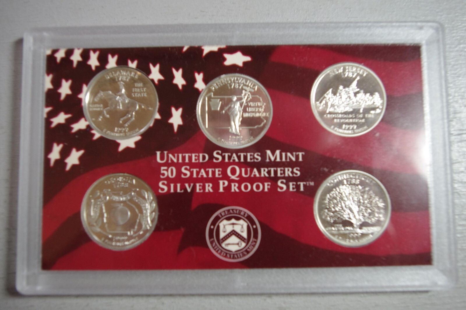 1999 Silver Proof State Quarter Set P110 | eBay