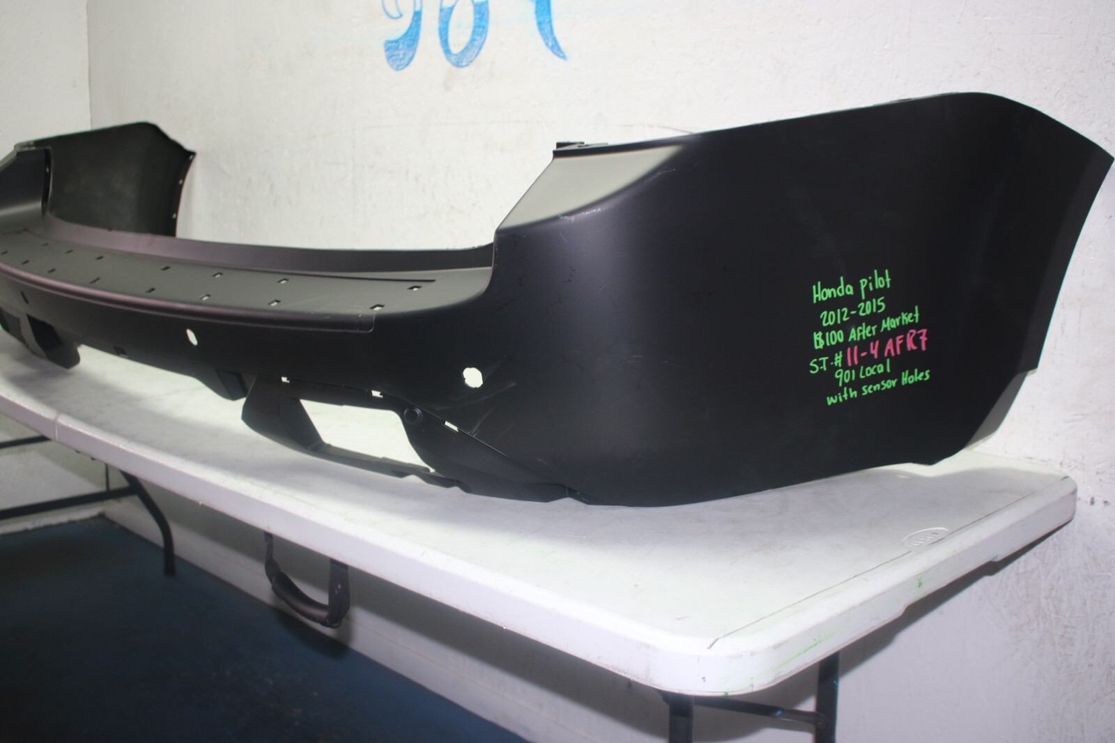 2012 2015 HONDA PILOT REAR BUMPER COVER WITH SENSOR HOLES | eBay