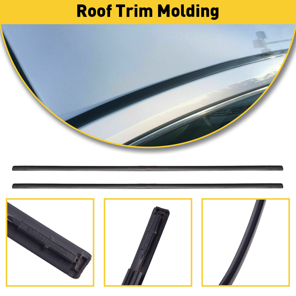 For Toyota Camry 75556-06030 75555-06030 2PC Roof Drip Molding Trim ...