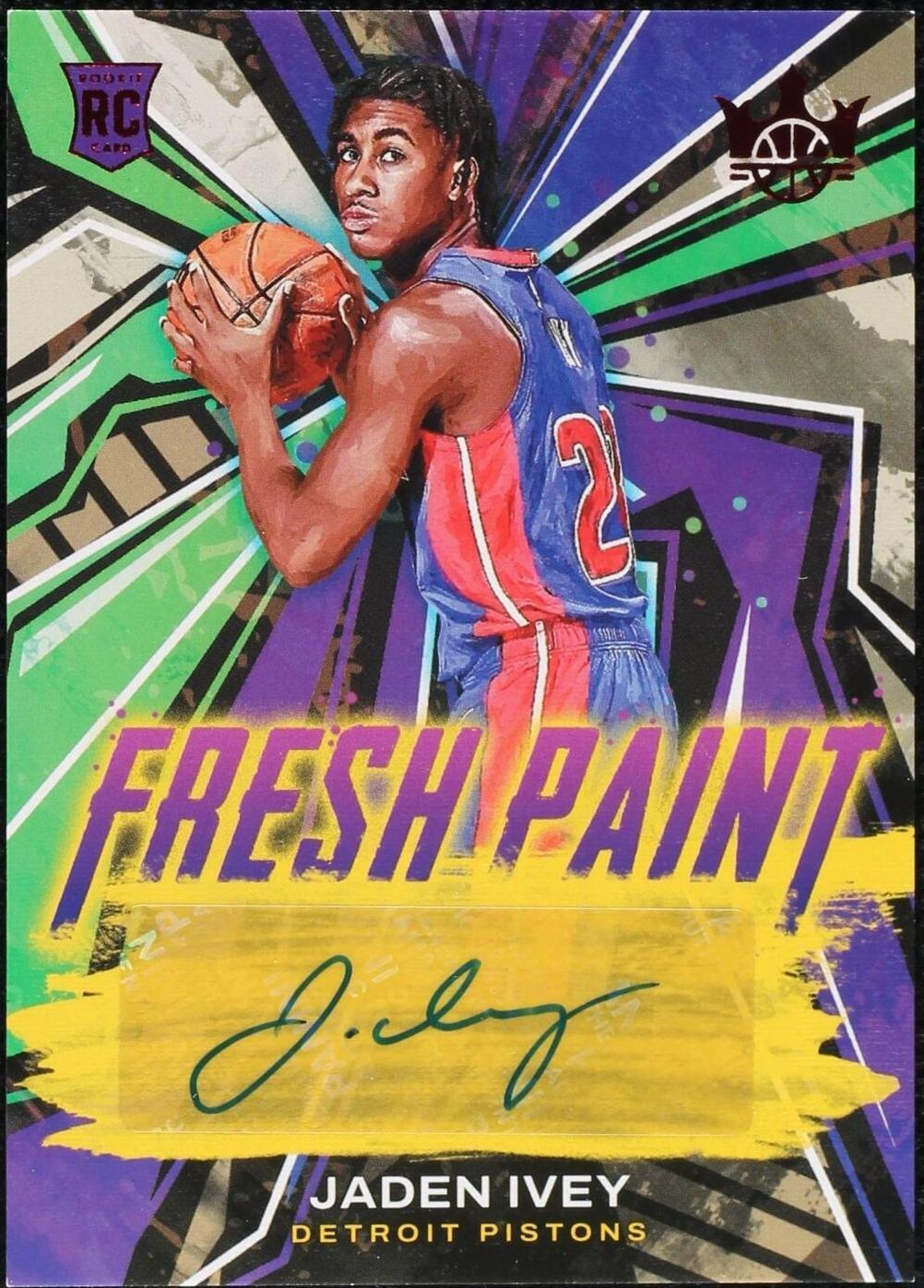 2022-23 Panini Court Kings - Fresh Paint Jaden Ivey #FP-JID Ruby /99 ...