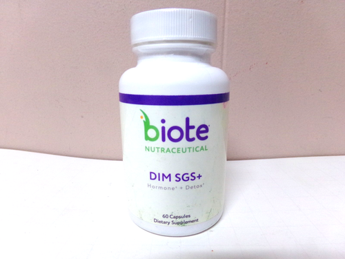 Biote Nutraceuticals DIM SGS, Hormone, Detox 60 Capsules Dietary ...