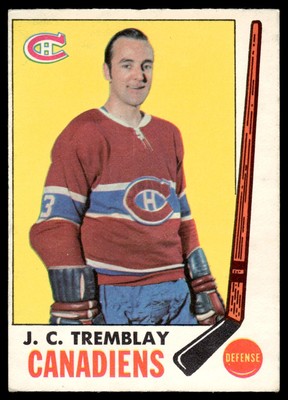 1969-70 O-Pee-Chee J.C. TREMBLAY Montreal Canadiens #5 | eBay