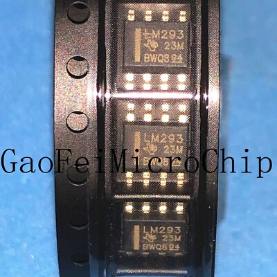 50PCS LM293DR LM293D LM293 SOP-8 Dual Differential Comparator IC Chip ...