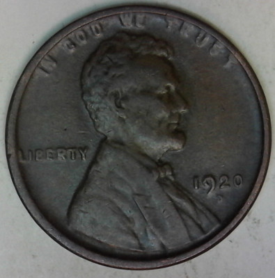 Nice vintage 1920 D Lincoln Cent Great looking coin for type coin set ...