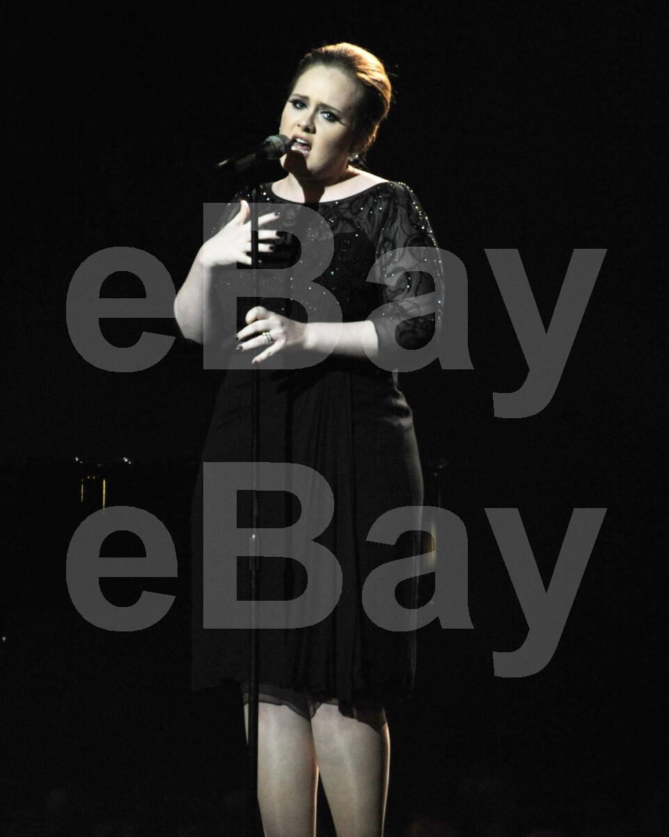 Adele "Singer Live" 10x8 Photo | eBay