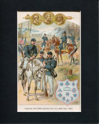 Federal Uniforms During US Civil War 1861-1865 Original Book Photo ...