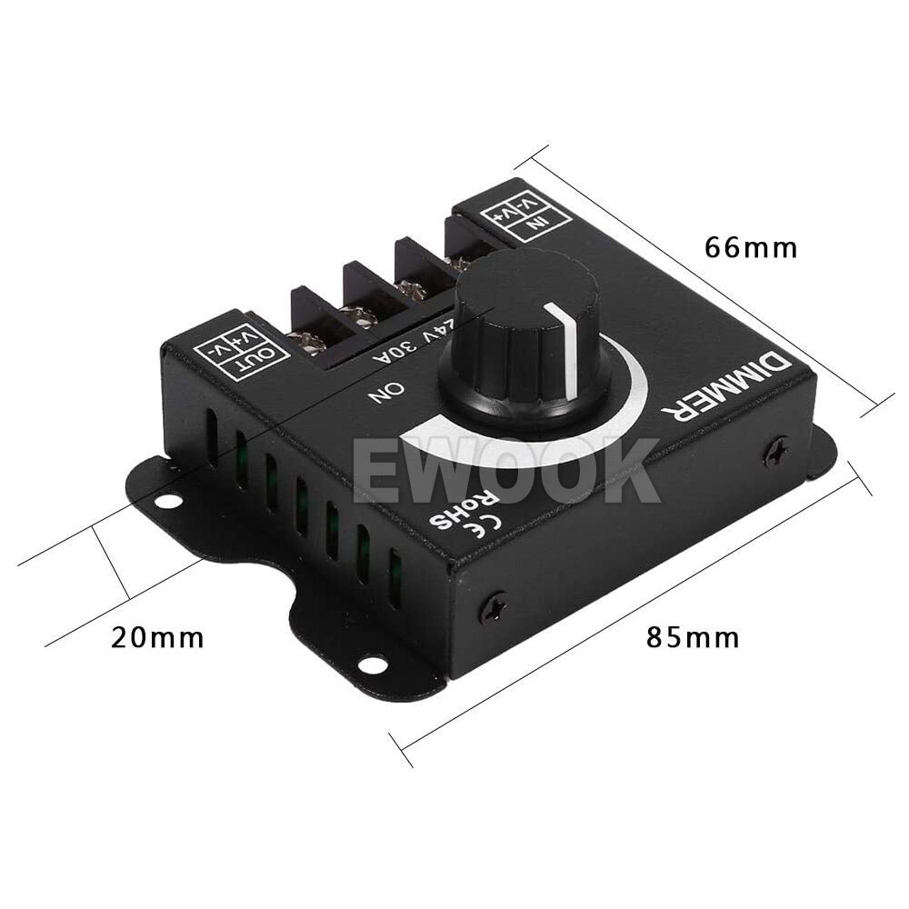 DC 12V-24V LED Dimmer Switch 30A for Lamp Strip Single Color Lamp AU ...