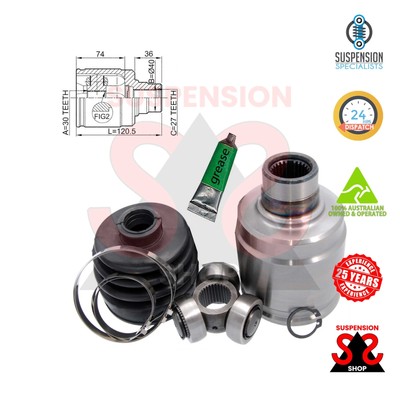 Front Axle Cv Joint Kit, Drive Shaft Suit HONDA Civic 1.3 IMA (ED9, ES9 ...