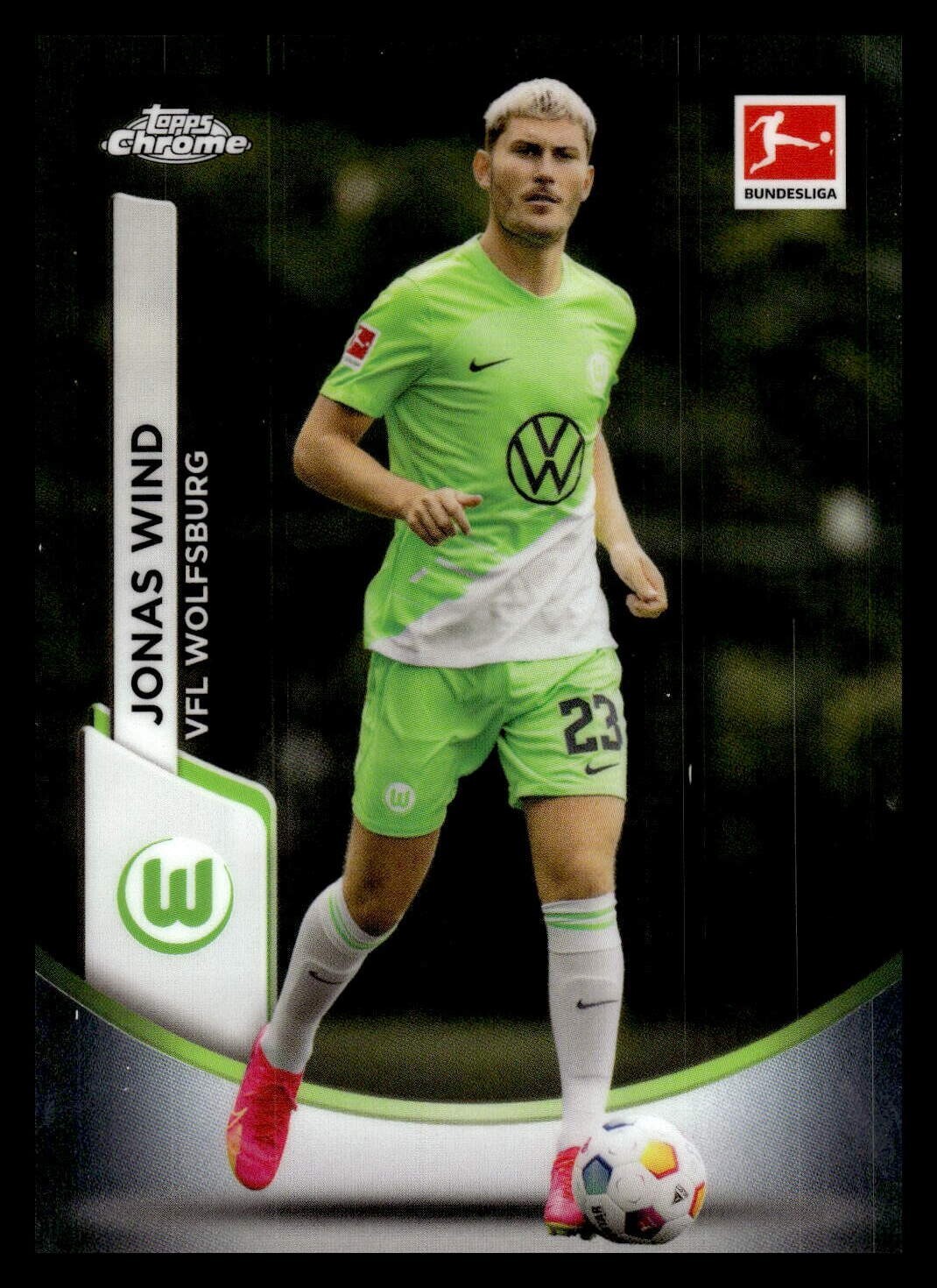 2023-24 Topps Bundesliga 100 Jonas Wind, VFL Wolfsburg | eBay