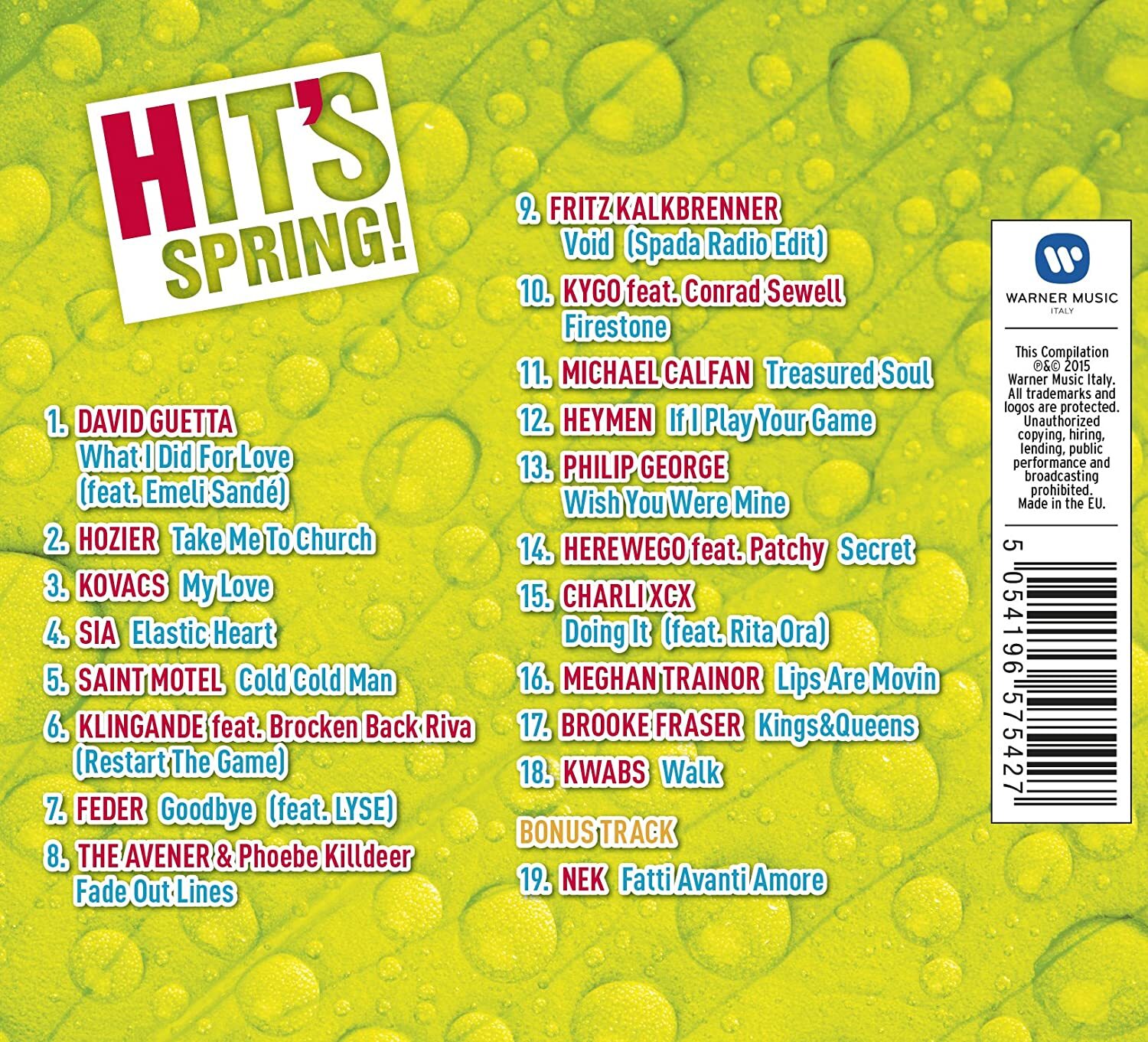Various Artists Spring Hits 2015 (CD) | eBay