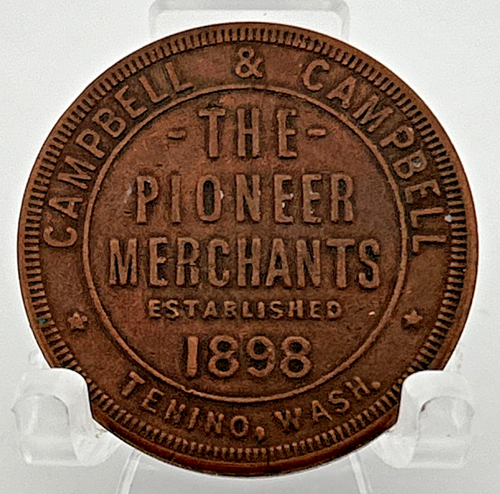 1898 Campbell & Campbell Good Luck Token Tenino, WA | eBay