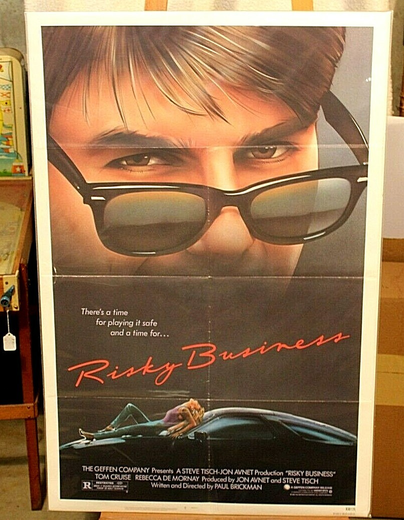 Risky Business Movie Poster Risky Business” Original British Quad