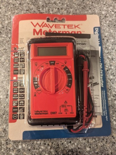 NOS DM7 Wavetek Meterman Analog Multimeter Multitester | eBay