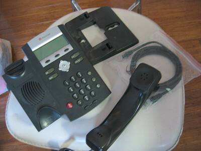 POLYCOM SoundPoint IP 330 SIP Desk Phone without power supply#a | eBay ...