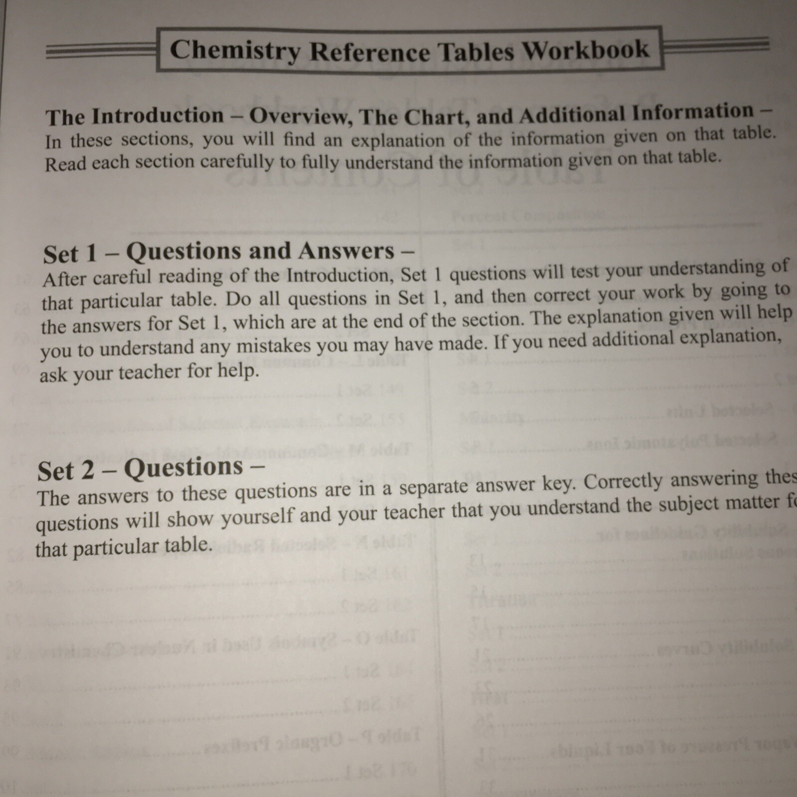 Chemistry Reference Table Workbook 2nd Edition Answer Key | Cabinets Matttroy