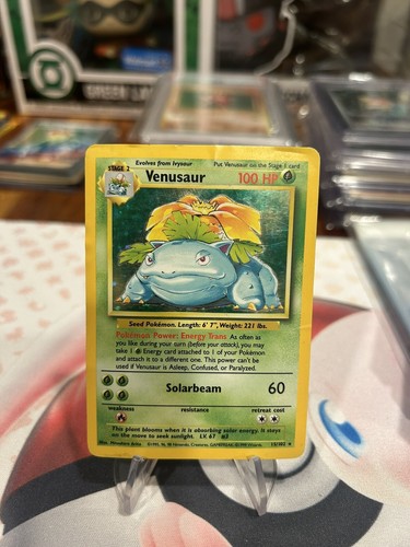 Pokémon TCG Venusaur Base Set 15/102 Unlimited Holo Rare | eBay