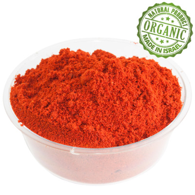 Organic Spice Powder Ground Red Chili Hot Pepper Pure Kosher Israel ...