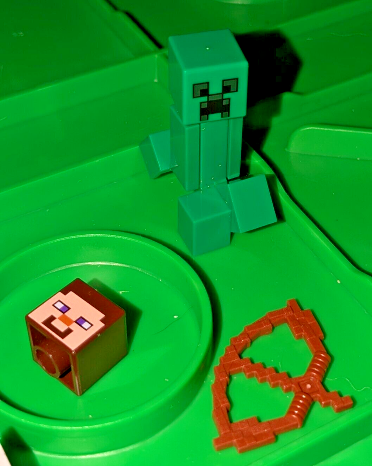 Lot of Lego Minecraft Blocks, Bow, Steve Head & Creeper Minifigure | eBay