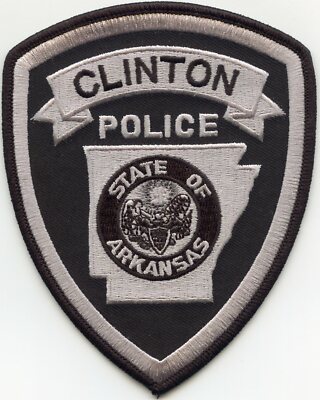CLINTON ARKANSAS subdued POLICE PATCH | eBay