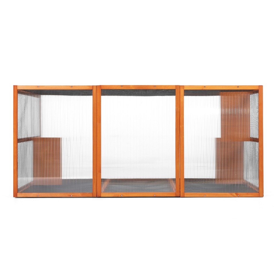 70“ Cat House Outdoor Catio Play Run Enclosure Window Cage 3 Jumping ...