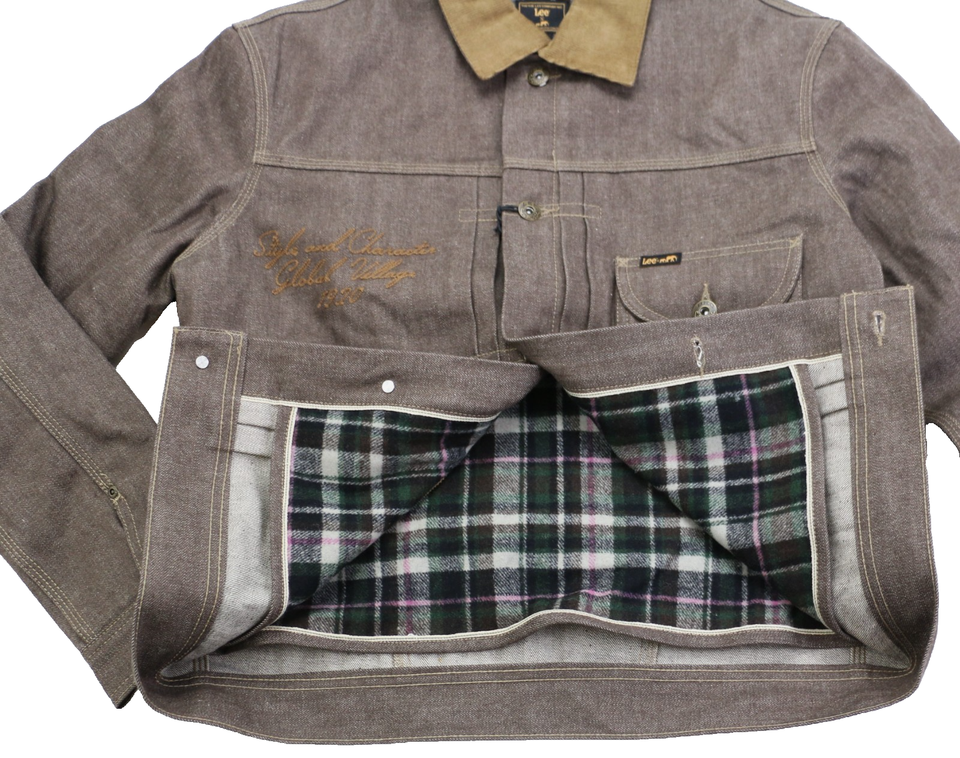Lee x Brooklyn Circus 1930's Cowboy Jacket Brown Selvedge Men's Sizes S ...