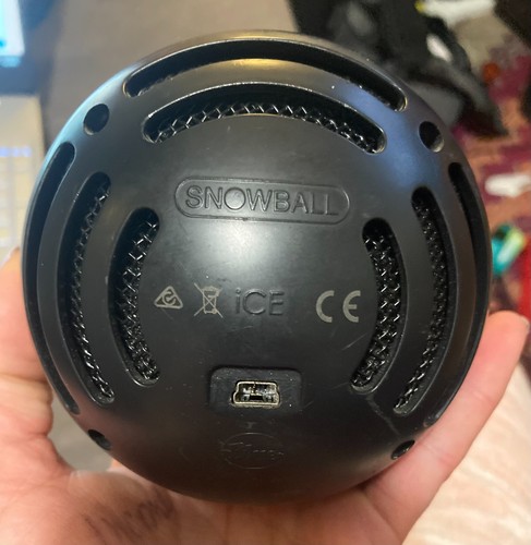 Blue Snowball iCE USB Mic for Recording & Streaming on PC & Mac - Black ...