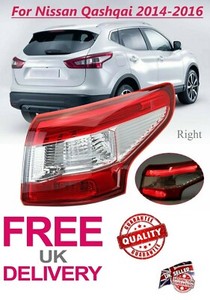 Fit Nissan Qashqai 2014-2016 LED Rear Light Tail Light Lamp Right Side ...