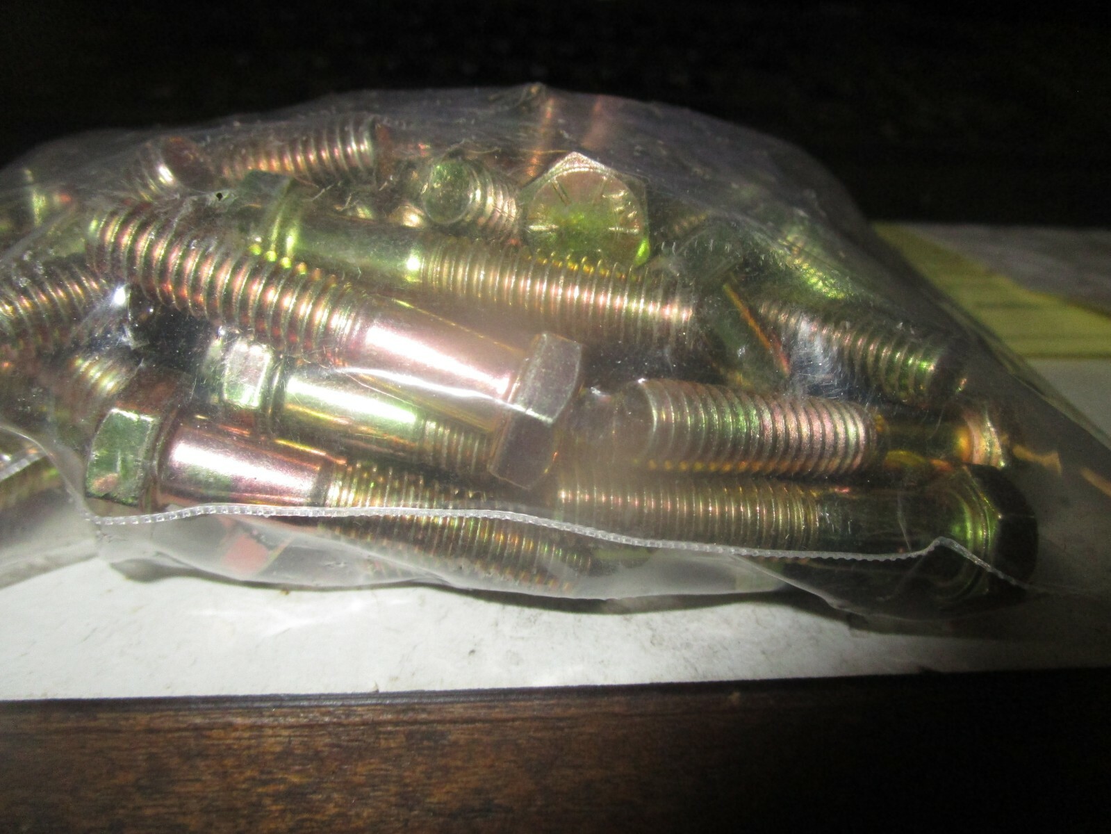 5/16"-18 Grade 8 Hex Flange Screws Frame Bolts Zinc Yellow 100 bolts | eBay