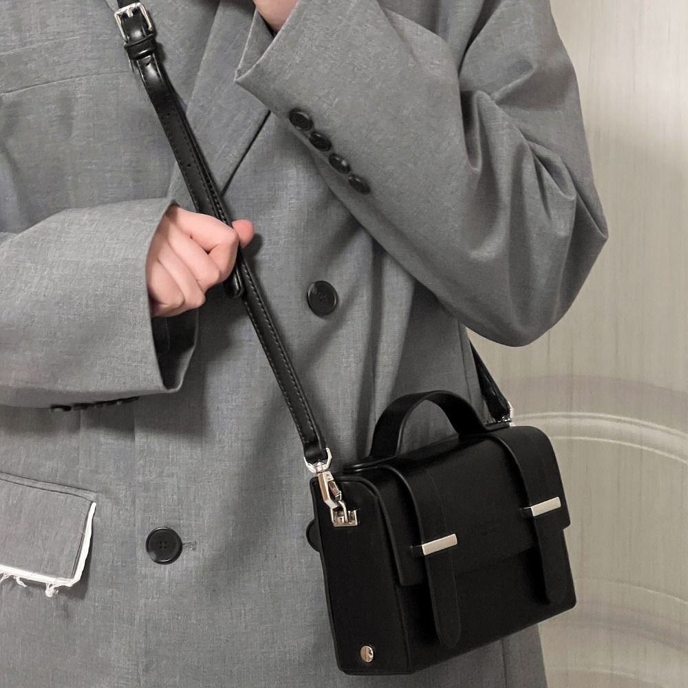 PU Leather Crossbody Bags Black PU Leather Bag Fashion Travel Storage ...