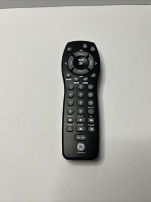 General Electric Universal Remote Control TV SAT DVD GE RC24991-C Black ...