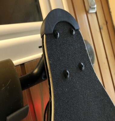 Skateboard Longboard Nose Tail Guard Bash Guards 2 pcs black for ...