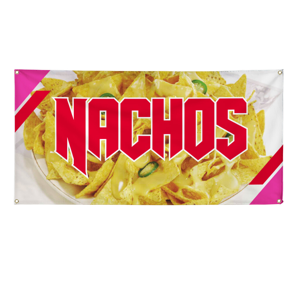 Vinyl Banner Multiple Sizes Nachos Outdoor Advertising Printing A ...