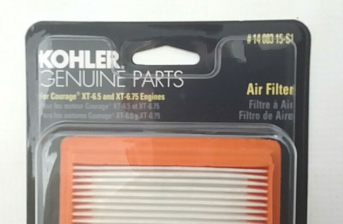 NEW GENUINE KOHLER ENGINE AIR FILTER 1408315S1 (14 083 15-S1) XT-6.5 ...