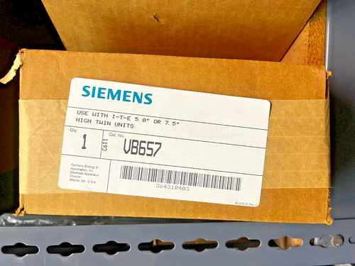 Siemens Cat. No. VB657 | eBay