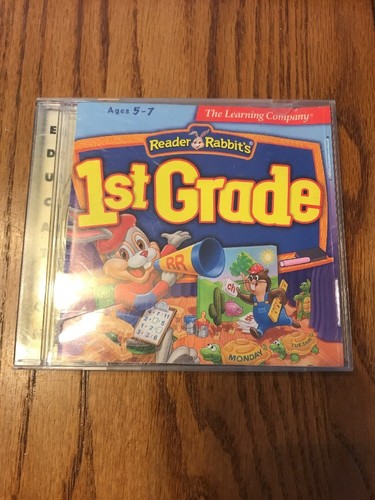 The Learning Company Reader Rabbits 1st Grade Ages 5-7 CD-ROM Ships N ...