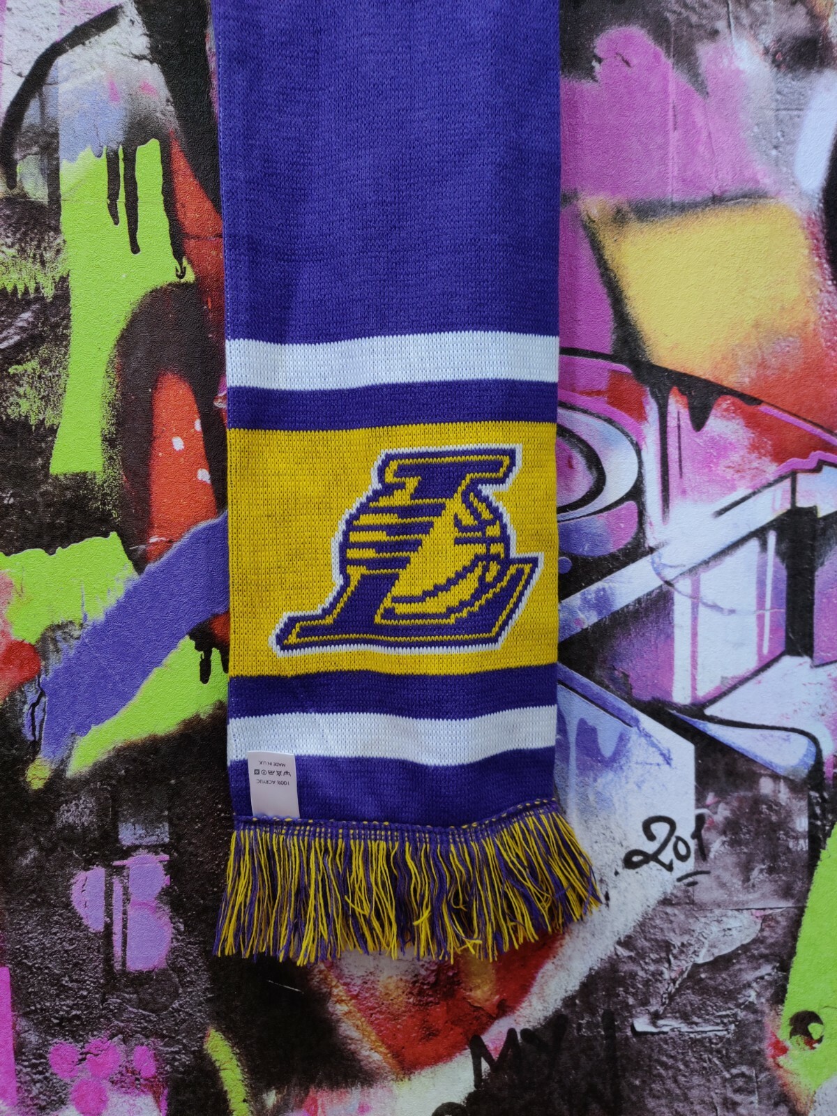 Los Angeles Lakers NBA Basketball Fan Scarf Length 136 cm | eBay