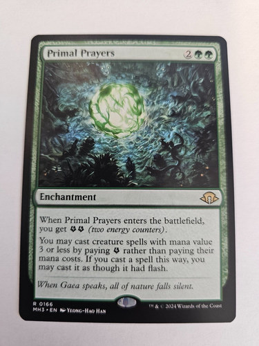 MTG -Primal Prayers - Modern Horizons 3 - #166 | eBay