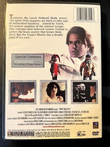 Puppet Master: Volume 2 II (DVD) Horror Fantasy Elizabeth Maclellan ...