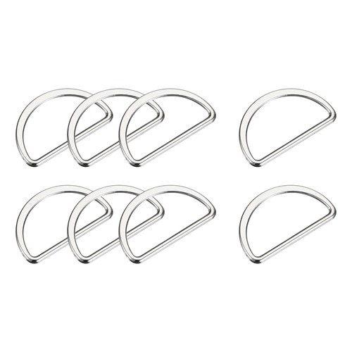 Metal D-rings Buckle, 30pcs 30mm(1.18") 2mm Thick Welded D-Rings ...