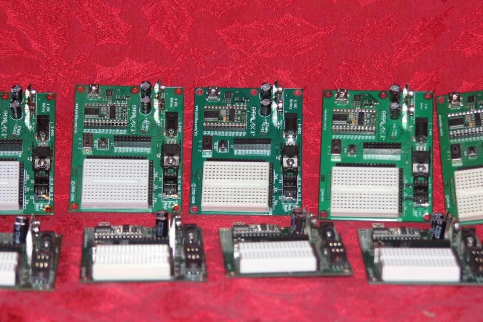 Parallax Basic Stamp Board USB Educational Robotics Boe Bot PBASIC ...