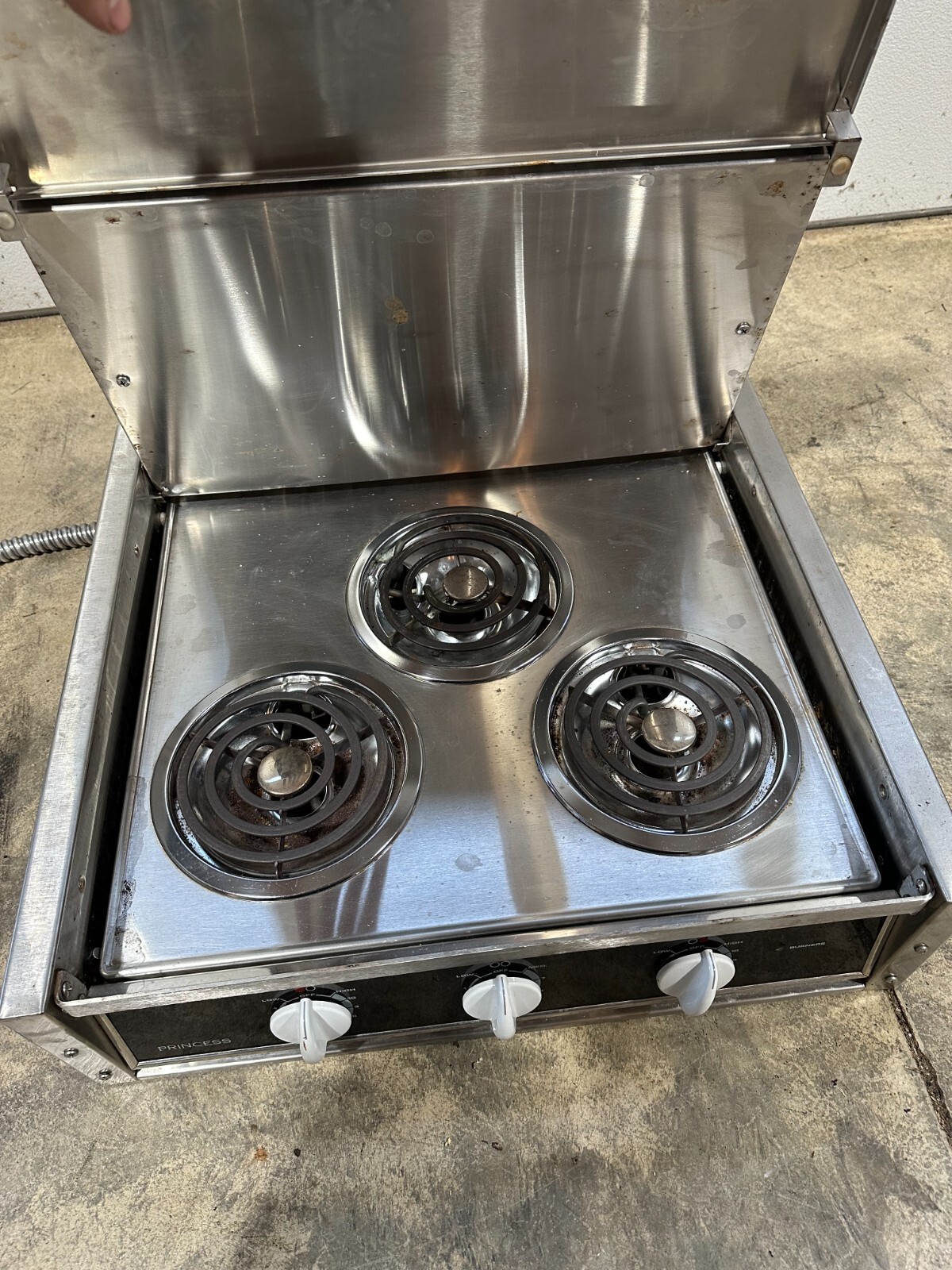 marine FRESH WATER 89 searay 340 princess electric stove burner boat rv ...