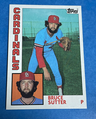 1984 Topps Bruce Sutter Baseball Card #730 St. Louis Cardinals Pitcher ...