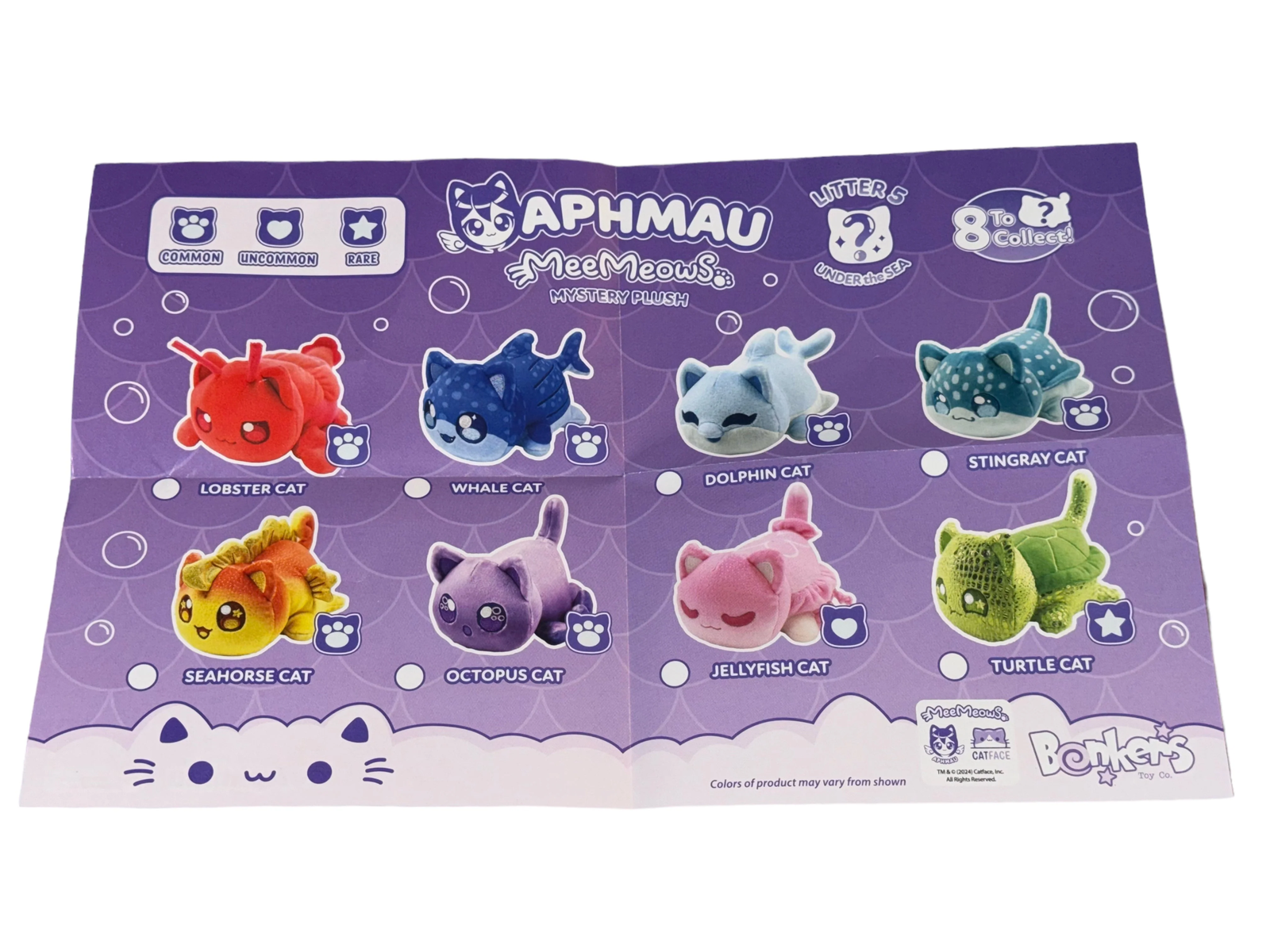 TURTLE CAT - MeeMeows Litter 5 from Aphmau (NEW) Under the Sea - RARE ...