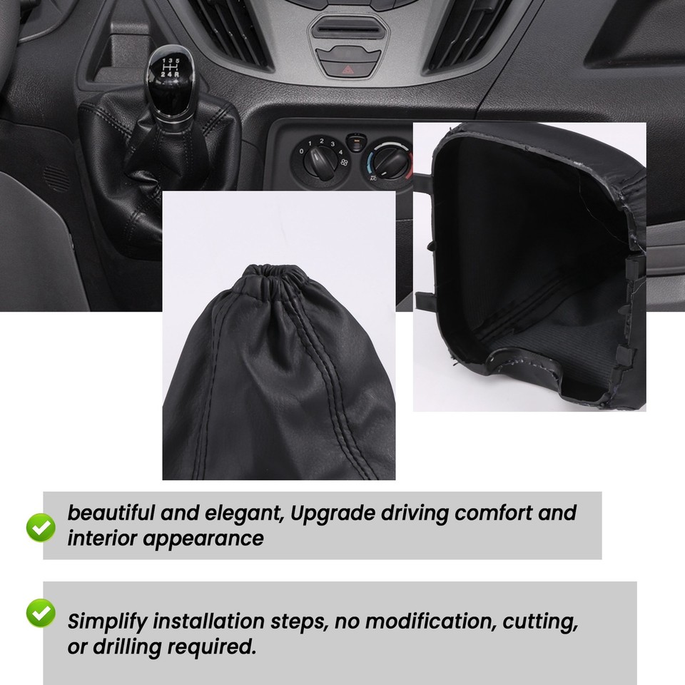 Car Gear Gaiter Boot Cover Knob Gaitor Boot Gear Knob Stick Gaiter ...