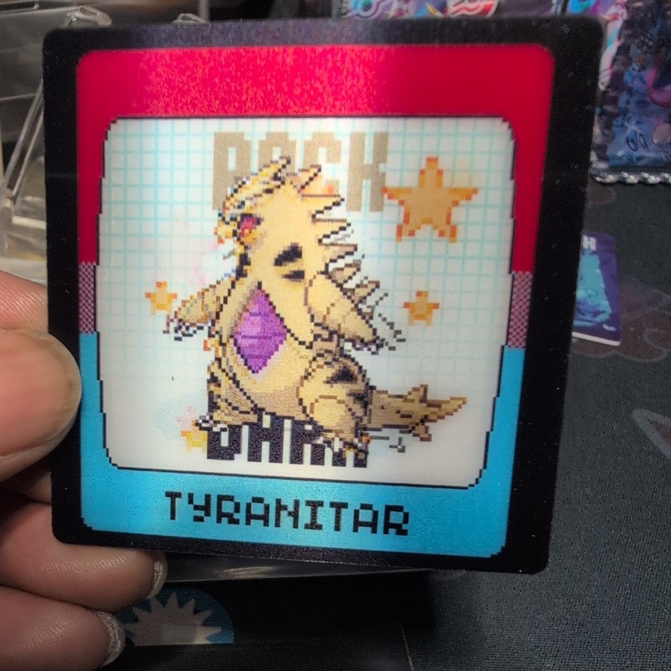 NEW Pokemon Eif tyranitar Gameboy Lenticular Card | eBay