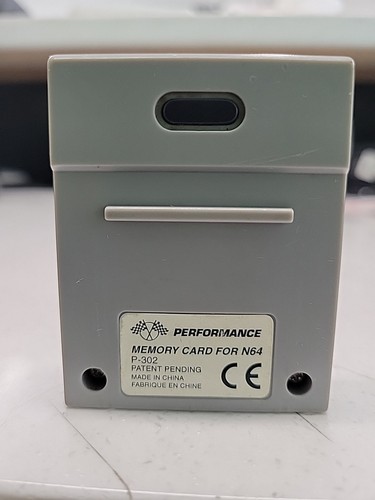 Nintendo 64 N64 Performance Memory Card Plus P-302 | eBay