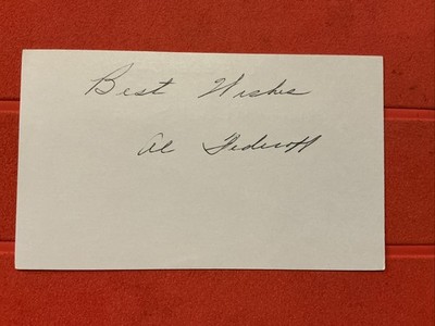 Al Federoff🔥🔥MLB Debut: 1951 Detroit Tigers 🔥🔥Autograph🔥🔥 | eBay